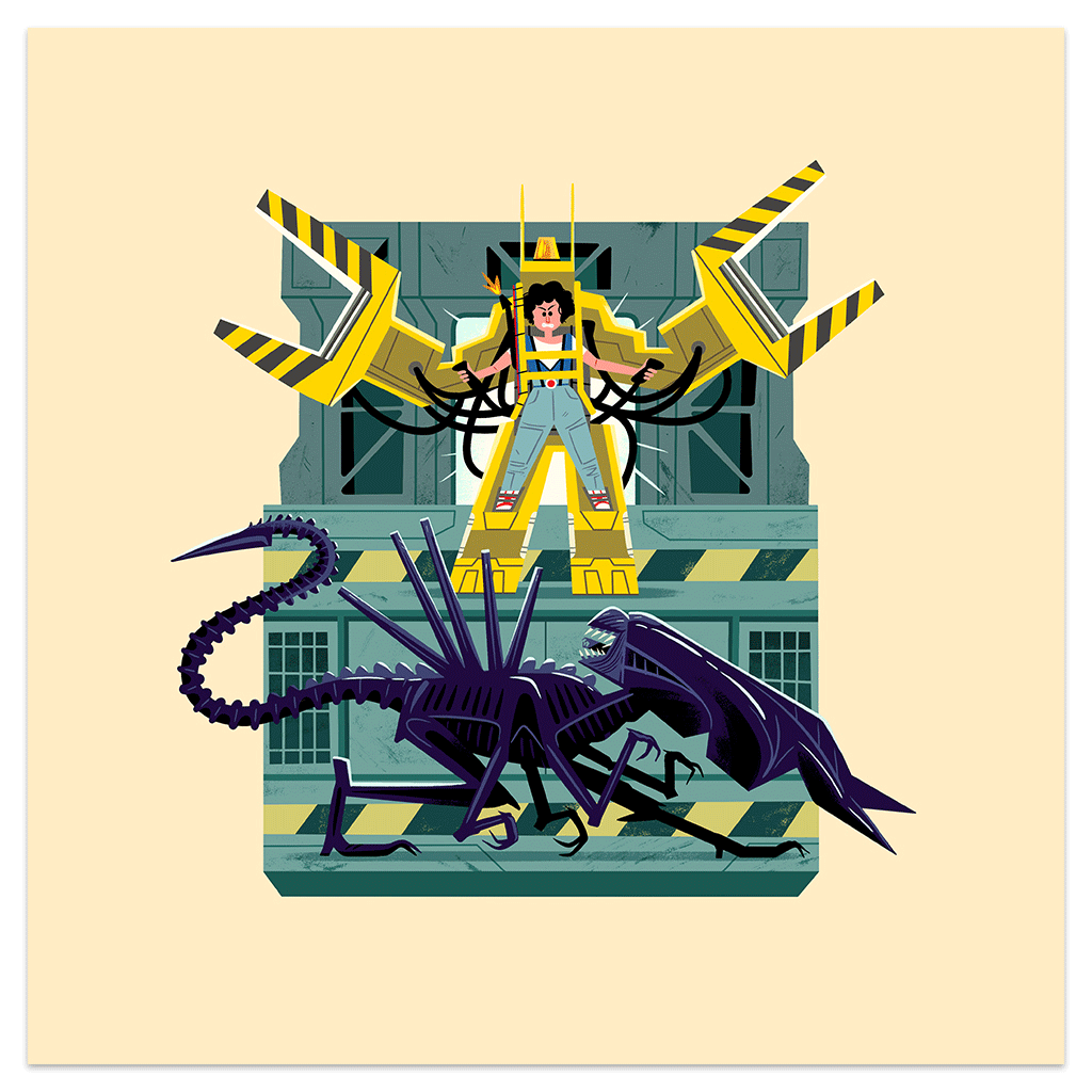 Andrew Kolb - "Teeny Tiny Cargo Bay" prints – Spoke Art
