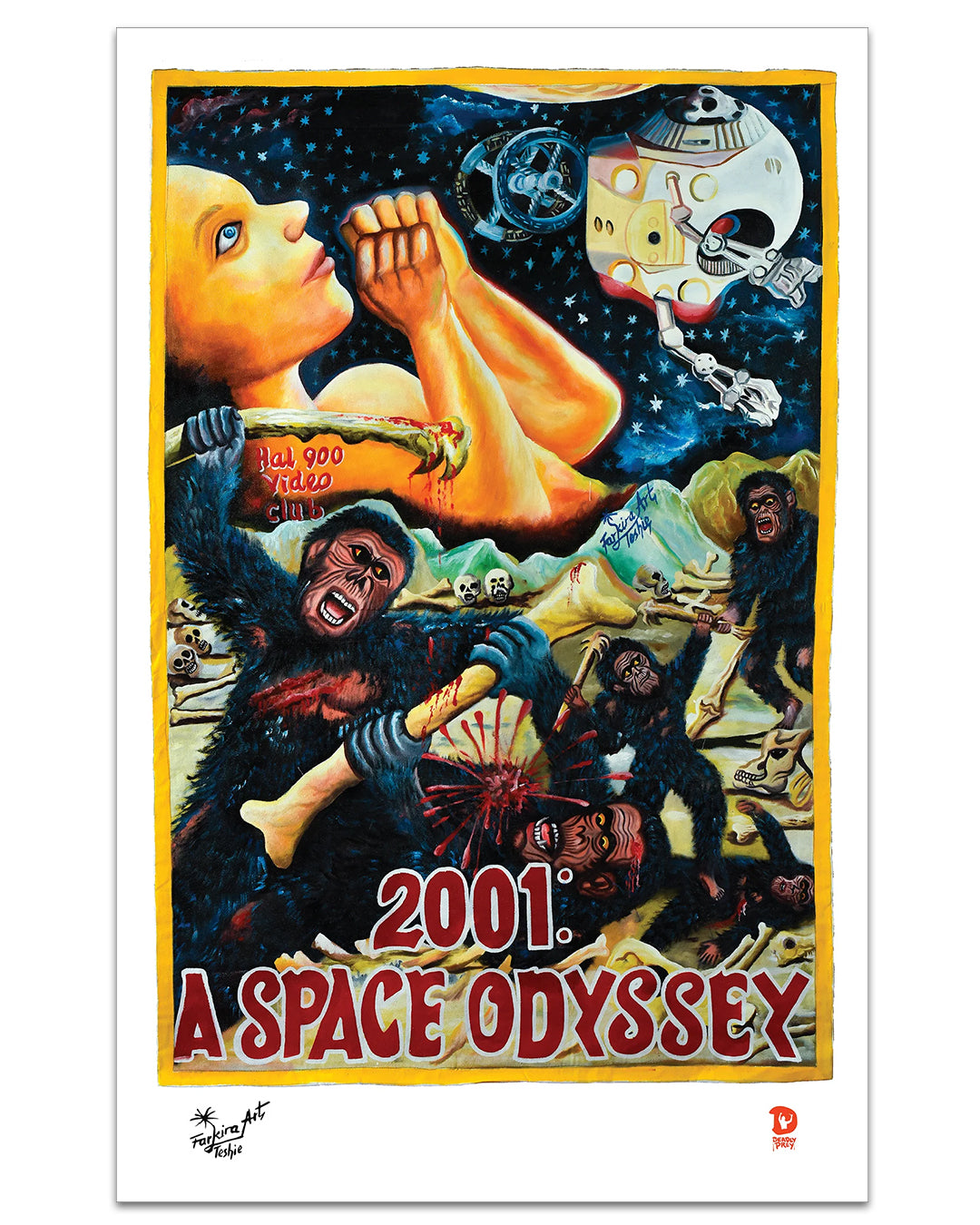 Deadly Prey - "2001: A Space Odyssey (Farkira)" print – Spoke Art
