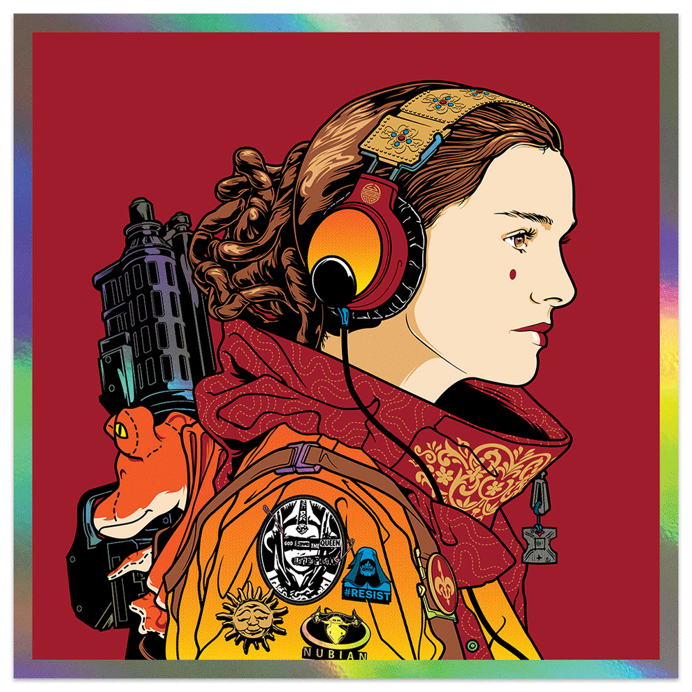 Joshua Budich - "Veré (Padme Amidala)" print – Spoke Art