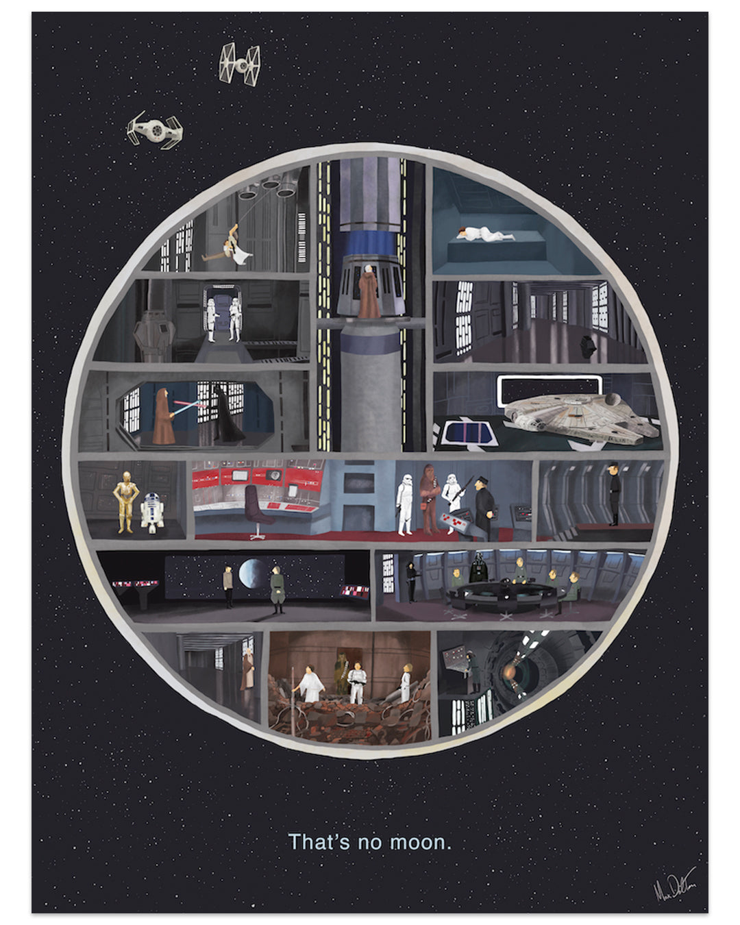Max Dalton - "That's no moon." – Spoke Art