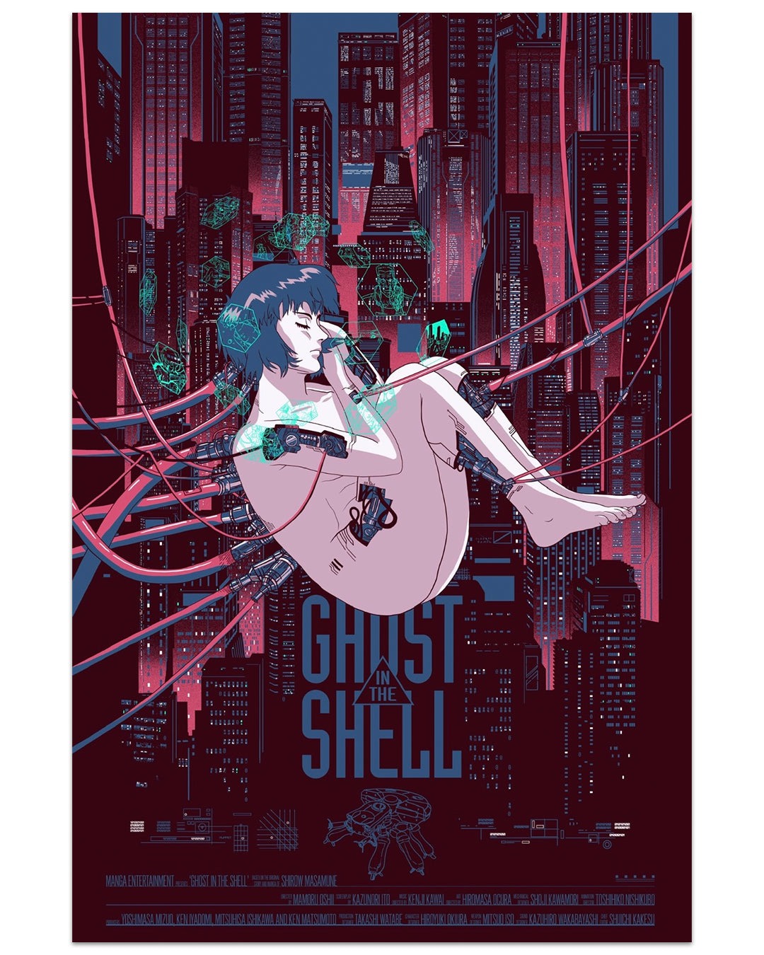 Raid71 - "Ghost in the Shell" print – Spoke Art