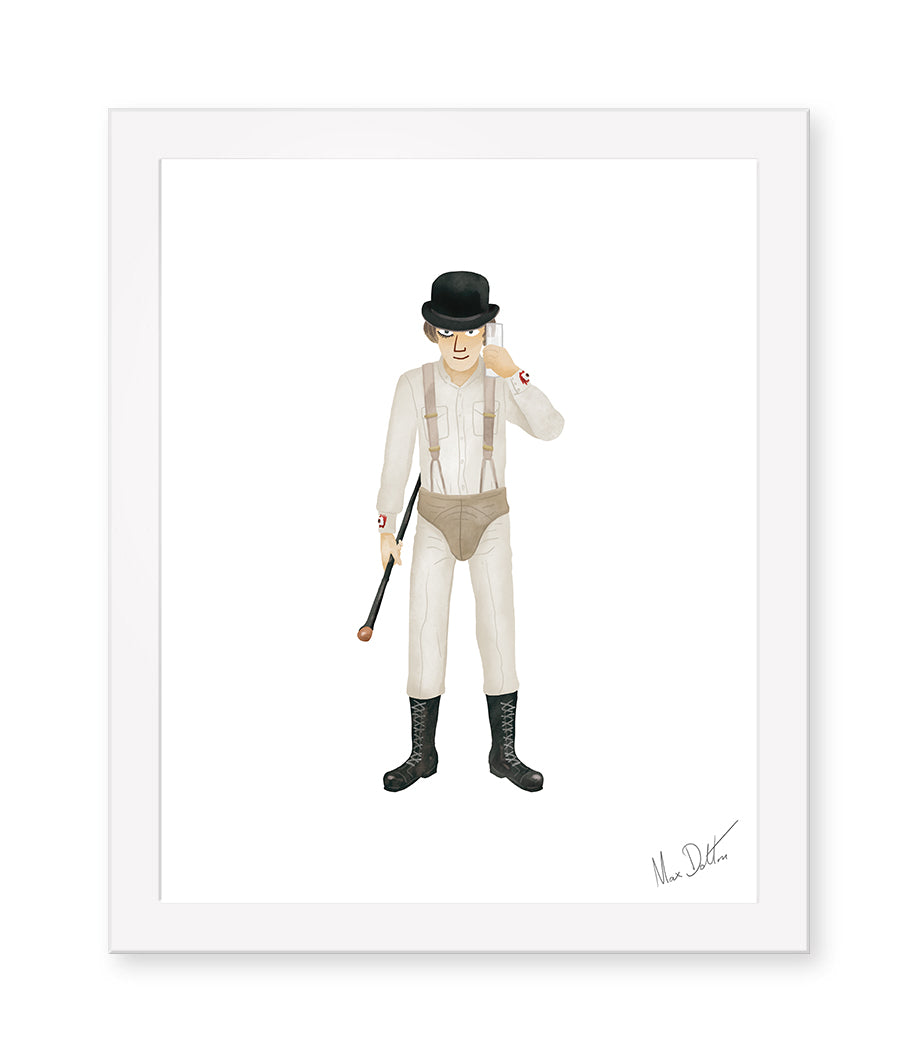 a clockwork orange drawing